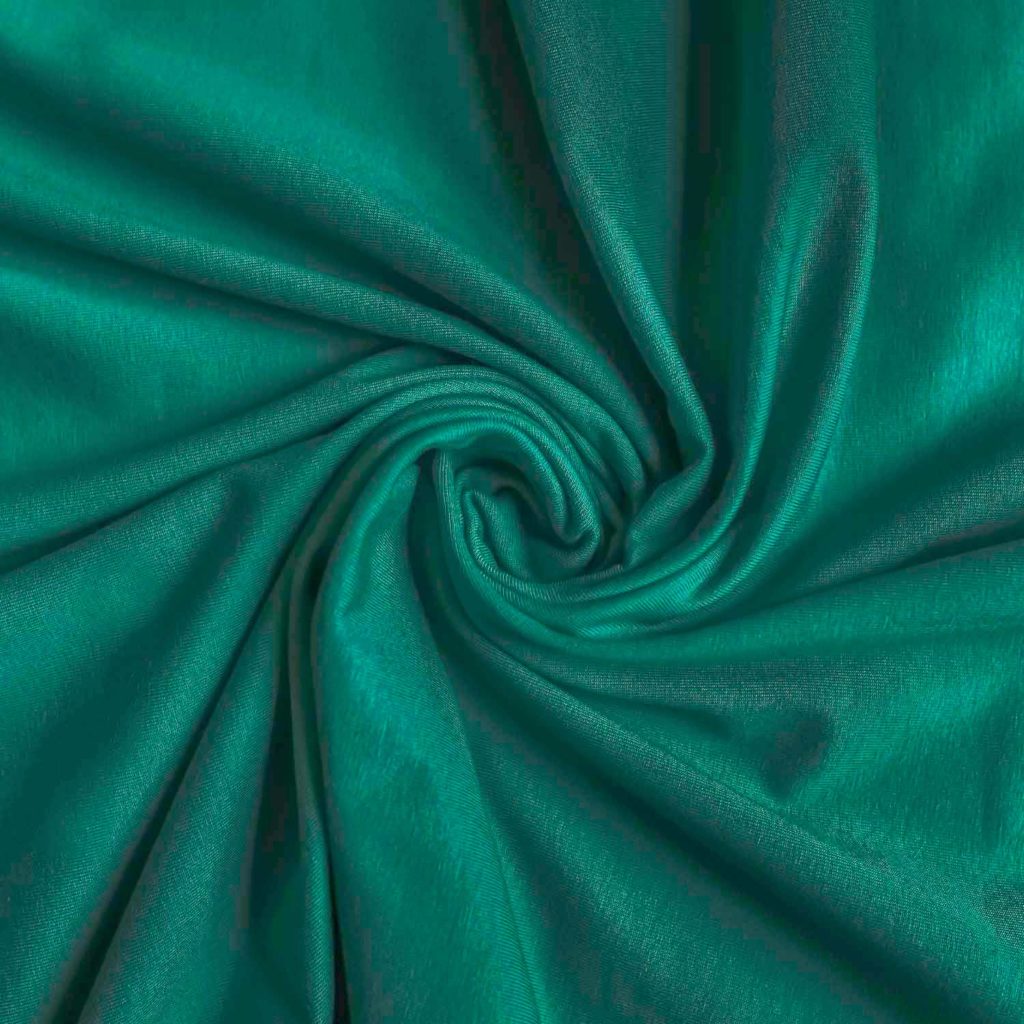 Tissu Jersey Uni Katia Fabrics Vert Emeraude - Les aiguilles de Lulu