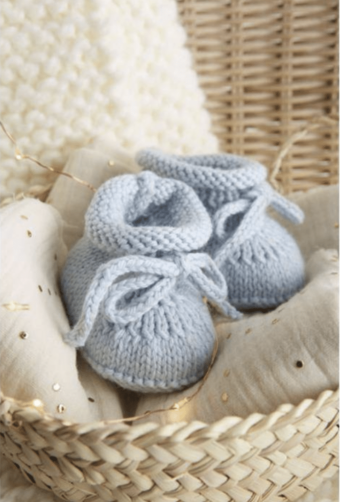 Adorables chaussons au tricot - Little French Knits - Les aiguilles de Lulu