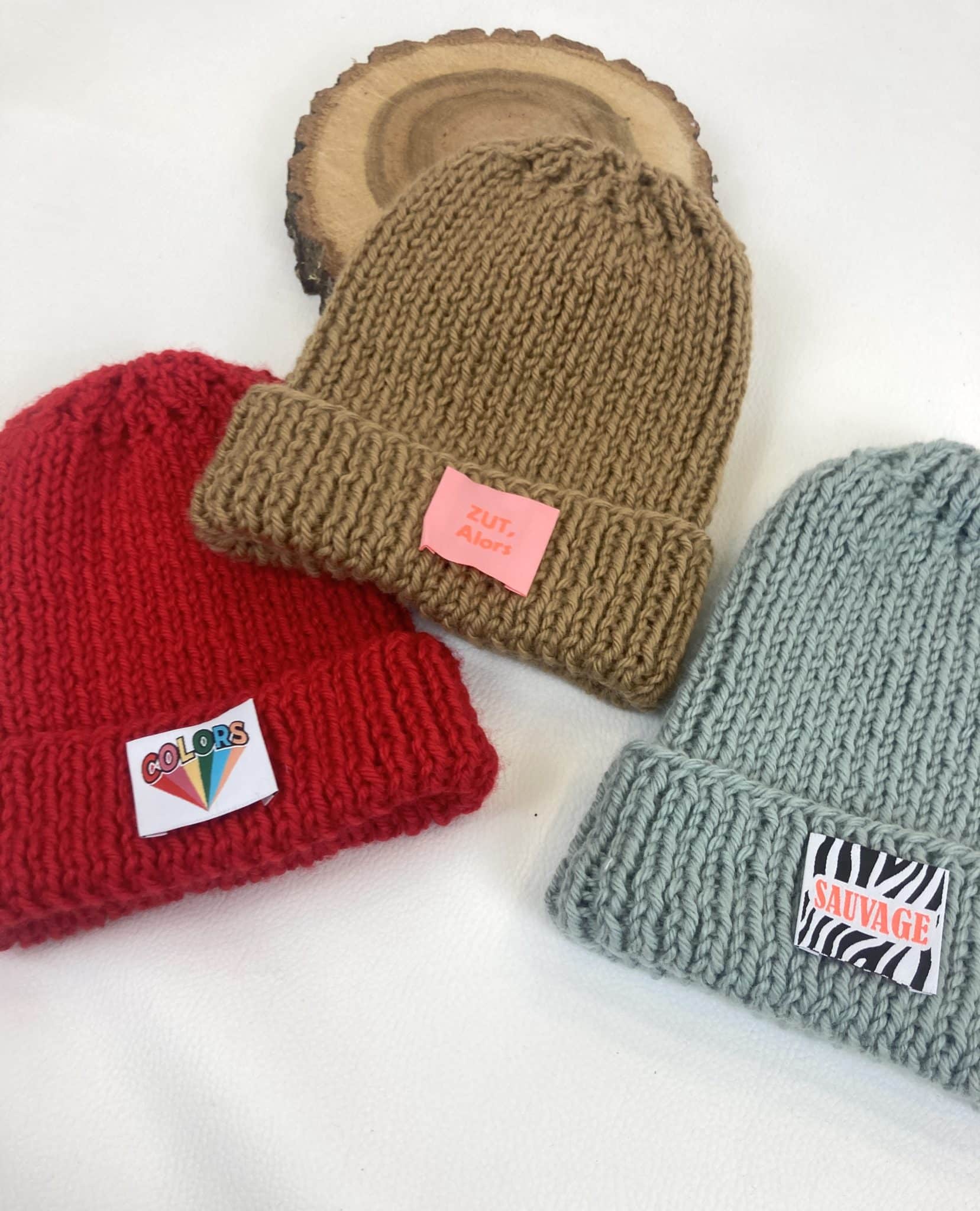 Tuto Bonnet Facile au Tricot - Les aiguilles de Lulu